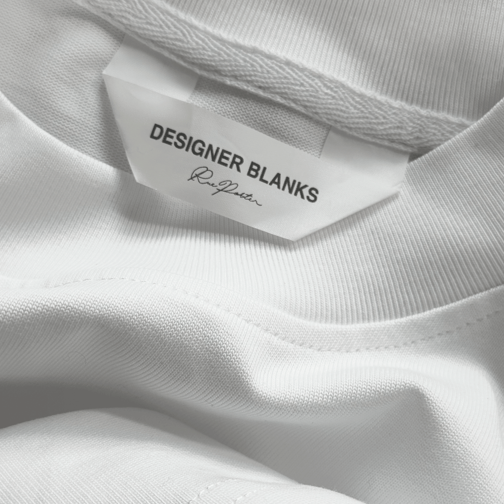 (PREORDER) RPX | DESIGNER BLANK TEE - WHITE – Wholesale Luxury Blanks